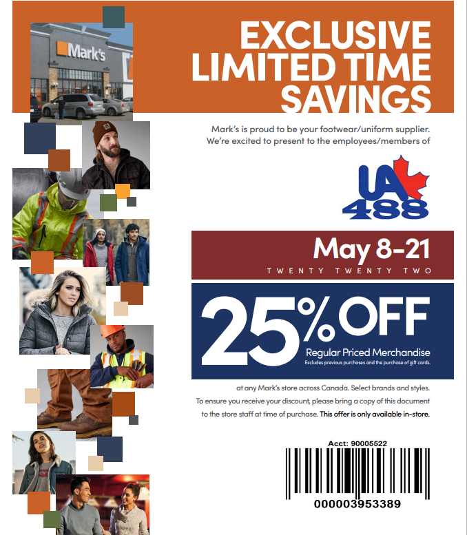 Discounts - Local Union 488