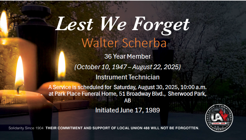 Lest We Forget - Local Union 488